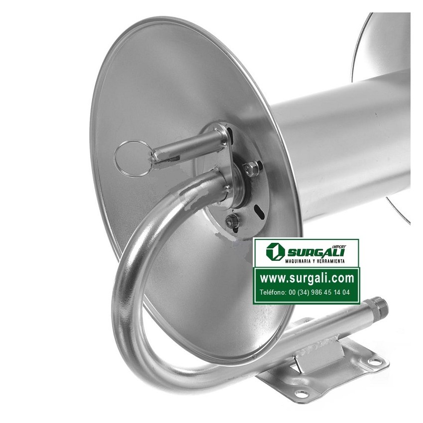 Enrollador de Manguera Alta Presión INOX 60 Metros